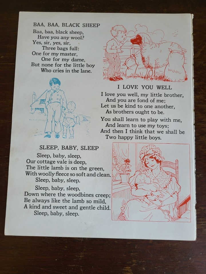 VTG 1941 PRINT-SIMPLE SIMON-SALVAGED FROM PLATT & MUNK BOOK 8" X 10" | eBay