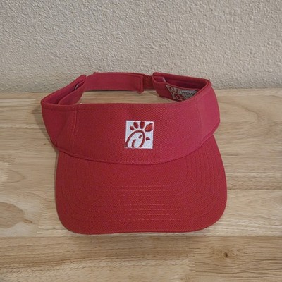 Chick-fil-A Fast Food Team Member Staff Employee Uniform Visor Hat ...