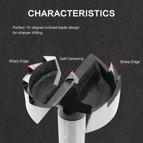 Forstner Drill Bit Set, 16PCS Wood Drill Bits Set, Carbide Forstner Bit ...