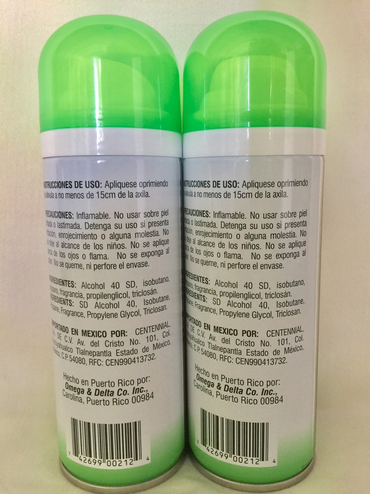 Lot of 2 Odorono Deodorant Spray Powder Fresh 4 fl oz Aerosol New Fast ...