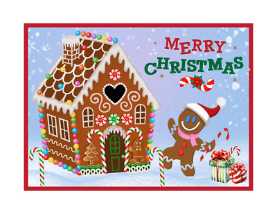 Christmas Gingerbread Man Flat Flexible Refrigerator Magnet | eBay