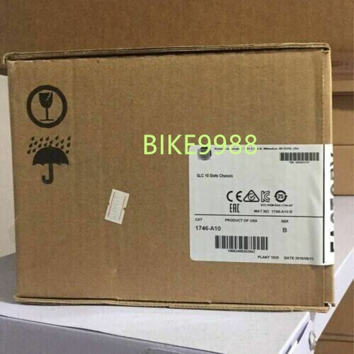 New Factory Sealed AB 1746-A10 SER B SLC-500 PLC Chassis/Rack 10 Slot ...