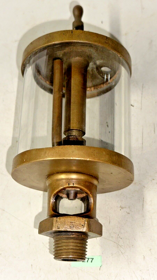 Brass No. 5 Brass Cylinder Oiler Old Hit Miss Gas Engine Antique ...