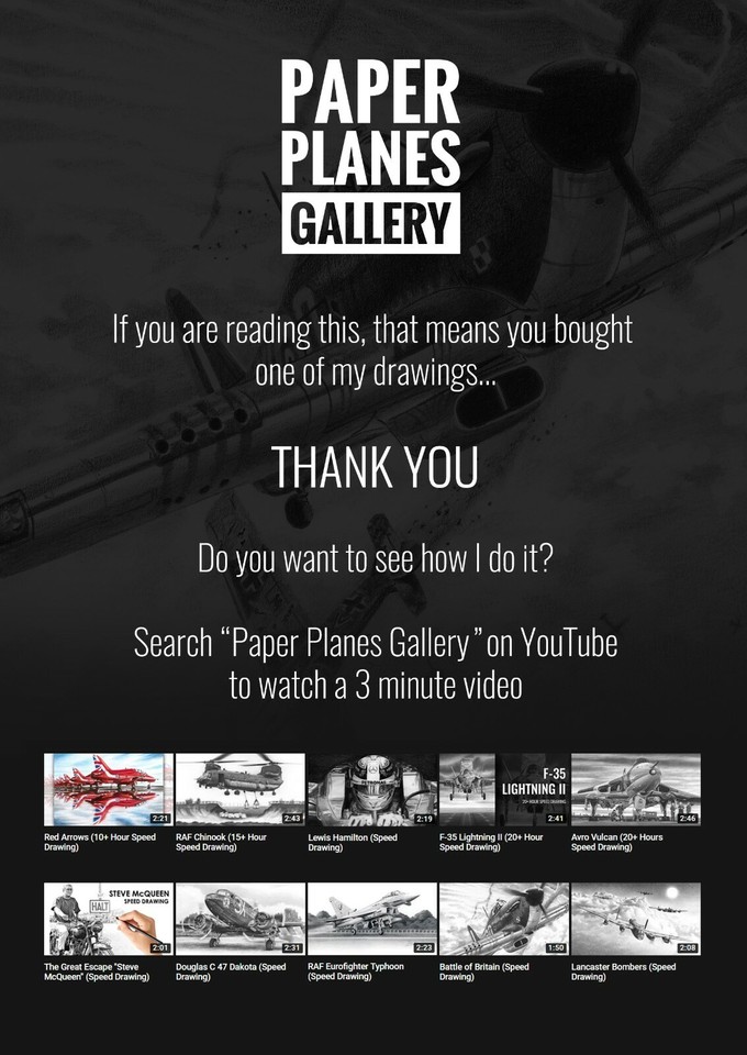 RAF Eurofighter Typhoon Military Jet Plane (A3 Print) Pencil Drawing | eBay