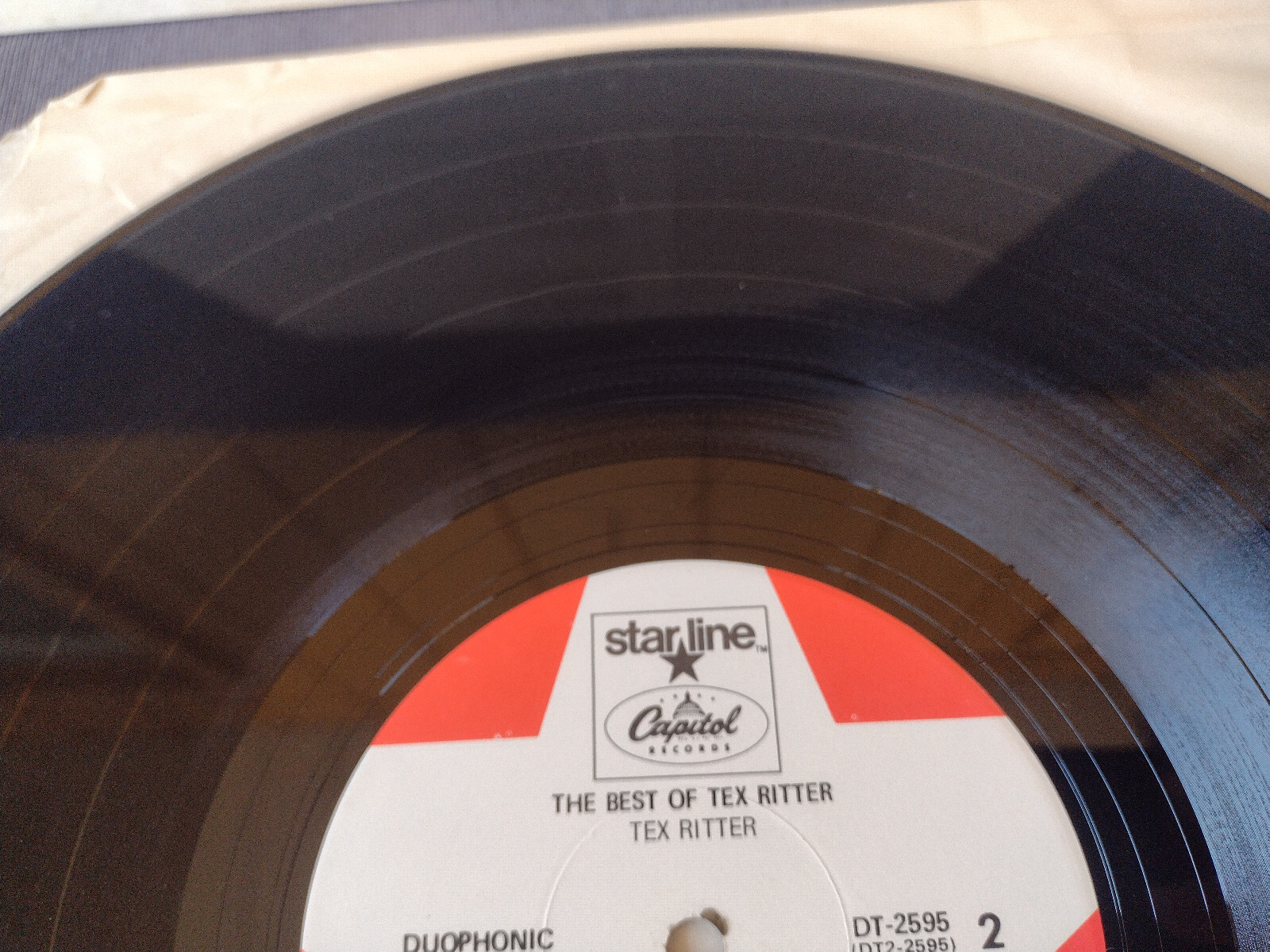 Tex Ritter - The Best Of Tex Ritter - Capitol Records - DT-2595 - LP ...