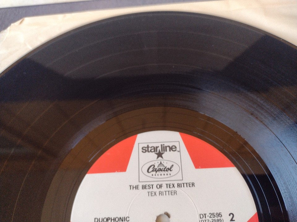 Tex Ritter - The Best Of Tex Ritter - Capitol Records - DT-2595 - LP ...