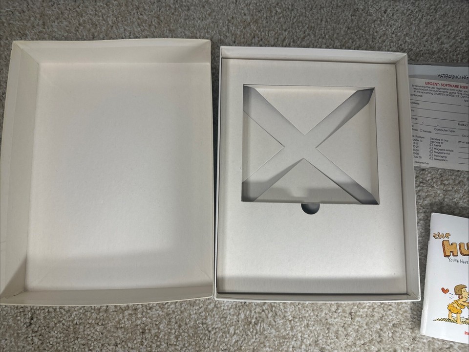 Introducing The Humans PC, 1992 IBM PC RARE CDROM Stamp Big Box ...