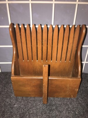 Decorative & functional wooden blueberry cranberry picker / rake 9x8x3 ...