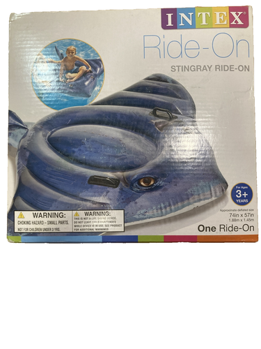 Intex STINGRAY Pool Float Ride-On Large with Handles Durable Inflatable ...