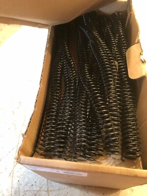 GBC Color Coil Binding Spines 16 mm Black 100 Pack PS21291, #9665070G ...