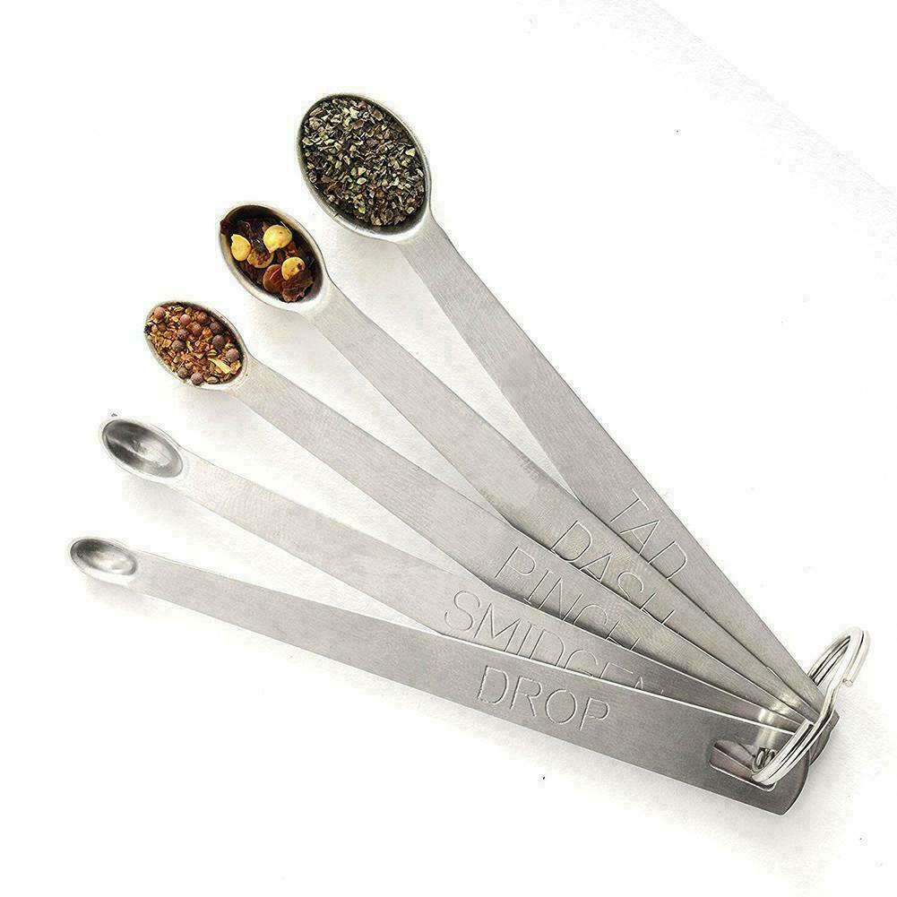 5Pcs Steel Mini Set Dash Pinch Smidgen Norpro Measuring Spoons Sale Hot ...