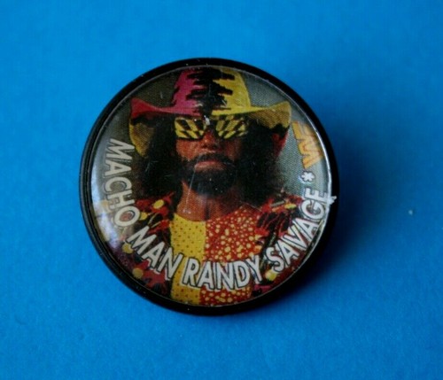 Pin's pins lapel pin WWF WWE Catch LUTTE WRESTLER CATCHEUR MACHO MAN ...