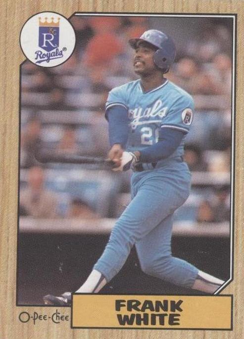 1987 O-Pee-Chee - Frank White #101 for sale online | eBay