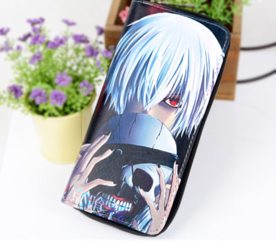 Anime Tokyo Ghoul Zipper Wallet Men Women's Long Purse Notecase ...