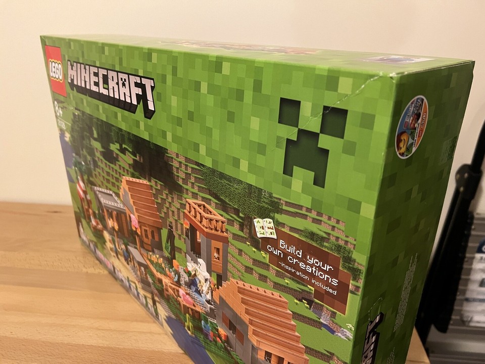 LEGO 21128 MINECRAFT THE VILLAGE FACTORY SEALED VHTF RARE RETIRED USA ...