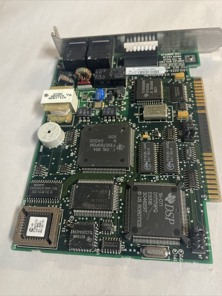 Vintage US Robotics USR Sportster 56k Modem Fax Network ISA Card @MB66 ...
