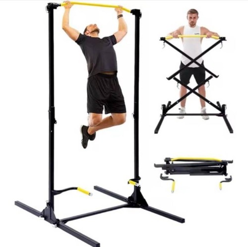 Foldable Power Tower Pull Up Bar Station, Portable Easy Assemble | eBay