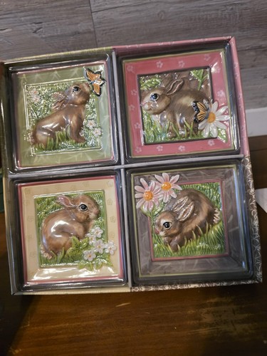 MWW Market Mini Bunny Plates 3D | eBay