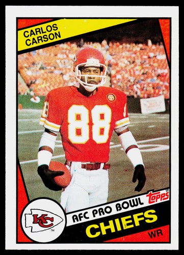 Carlos Carson, 1984 Topps, #87, Kansas City Chiefs, | eBay
