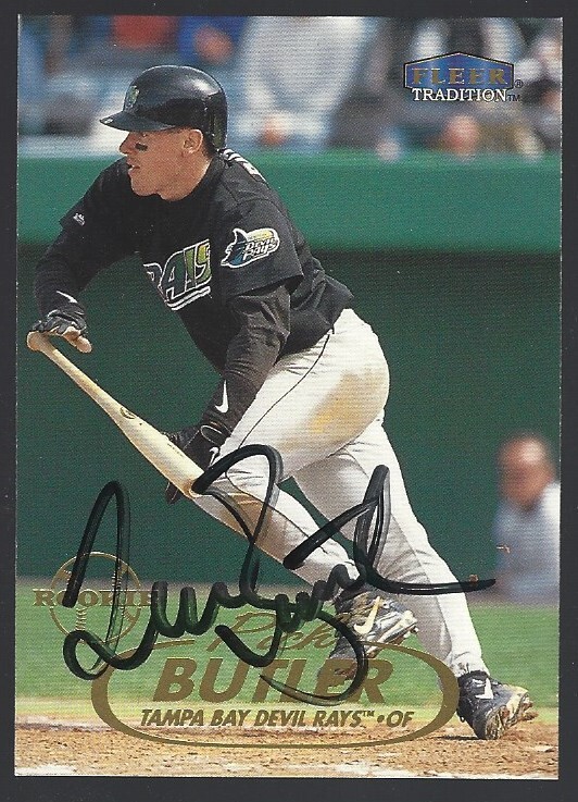 1998 Fleer Tradition Baseball #513 Rich Butler IP autograph signed card ...