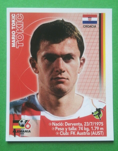 2006 Navarrete Germany World Cup FIFA #315 MARIO TOKIC Croatia Team ...