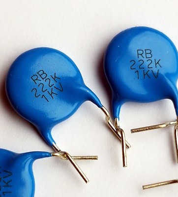 [4pcs]-TDK 222K, 2200pF 1KV high voltage ceramic capacitor –ref:748 | eBay