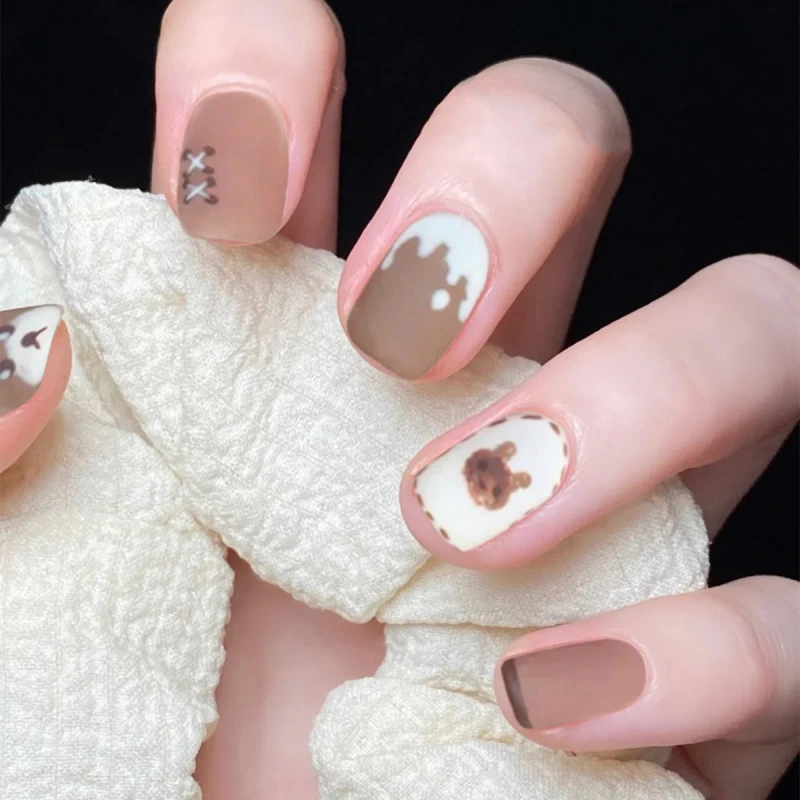 Cute Bear Nails