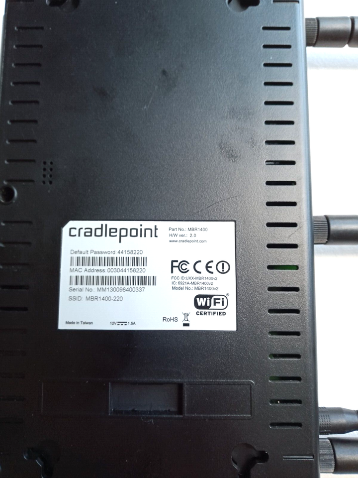 CradlePoint MBR1400 Mission Critical 3G/4G Broadband Wireless Router | eBay