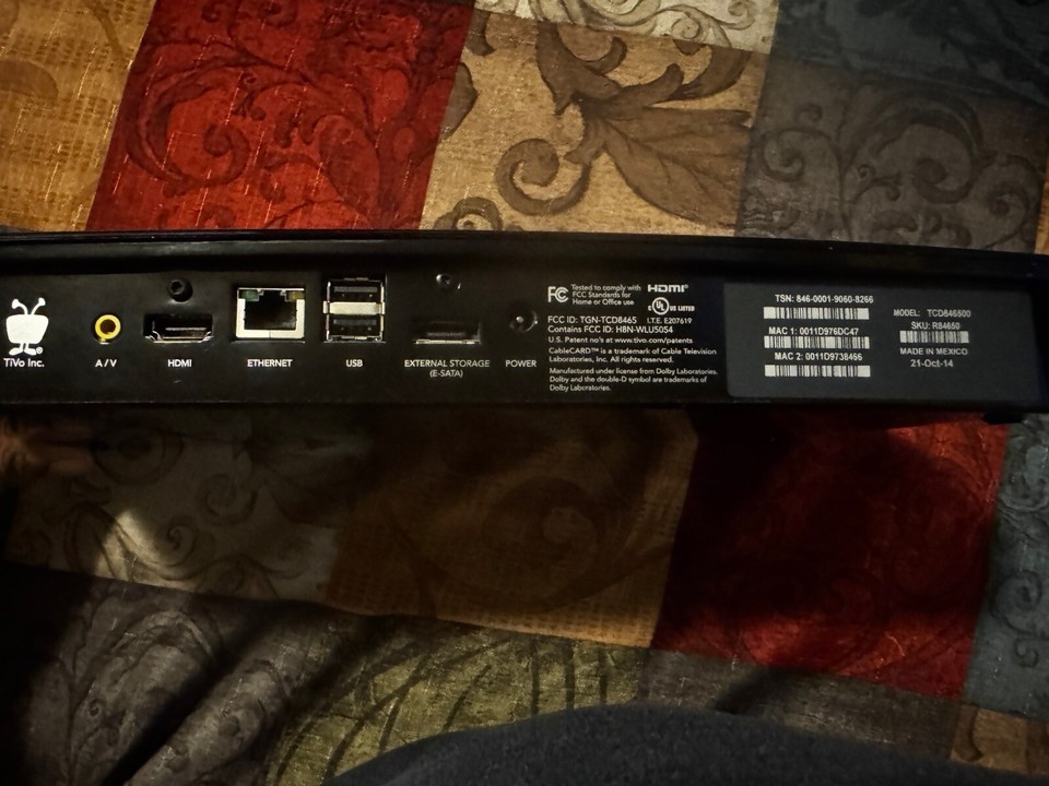 TiVo Roamio Series5 - TCD846500 HD (500GB) DVR 851342000216 | eBay