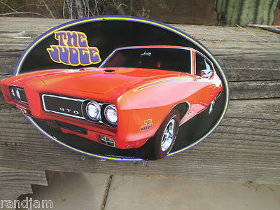 Pontiac GTO THE JUDGE Display Metal Signs 68 69 70 Logo emblem ...