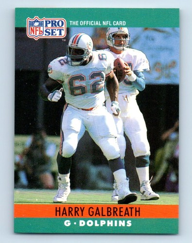 1990 Pro Set Harry Galbreath Rookie Miami Dolphins #179 | eBay