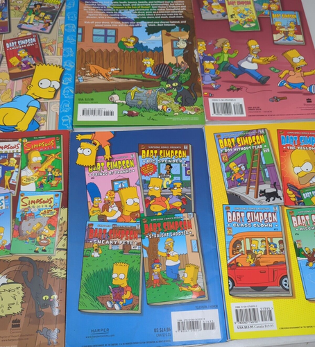 Lot Of 6 Simpsons / Bart Simpson Comic Books | eBay