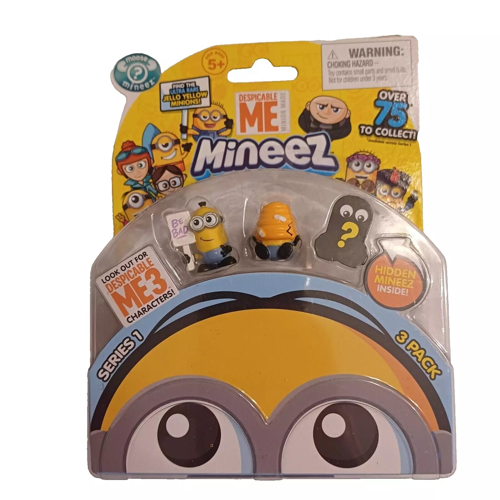 Mineez Minions Despicable ME Serie 1 - 3 Pack - Minion Made 2017 Select ...