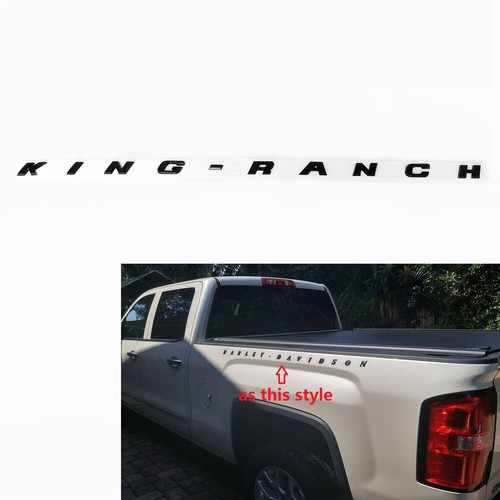 1x OEM King Ranch Emblem fits Letters Badges F150 F250 F350 Black F | eBay