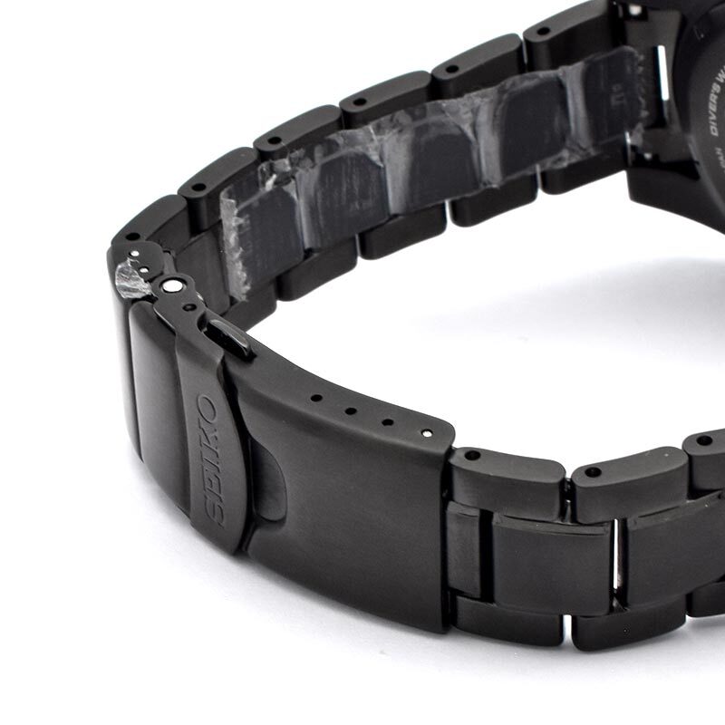 SEIKO PROSPEX SBPK007 The Black Series Night Vision GMT Solar Watch ...