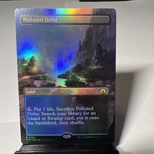 MTG - Polluted Delta - Borderless Foil - Modern Horizons 3 - Rare ...