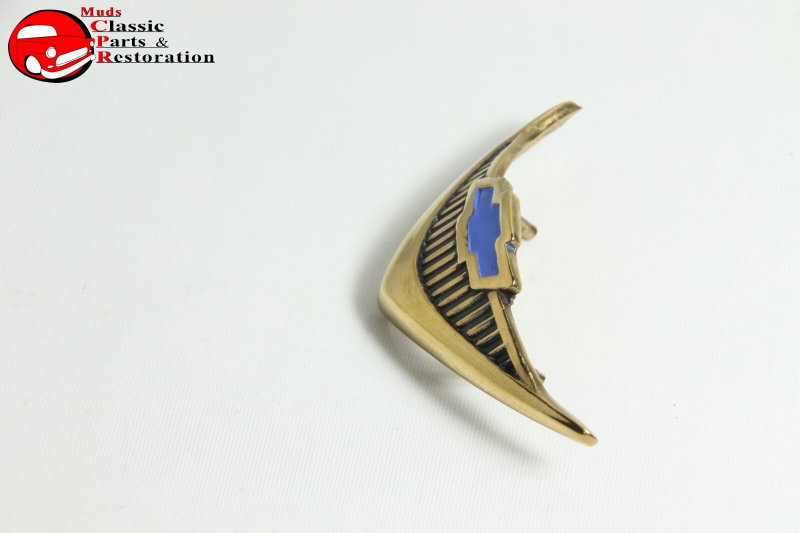 1955 1956 55 56 Chevrolet Chevy Bel Air Nomad 150 210 V8 Gold Horn Cap ...