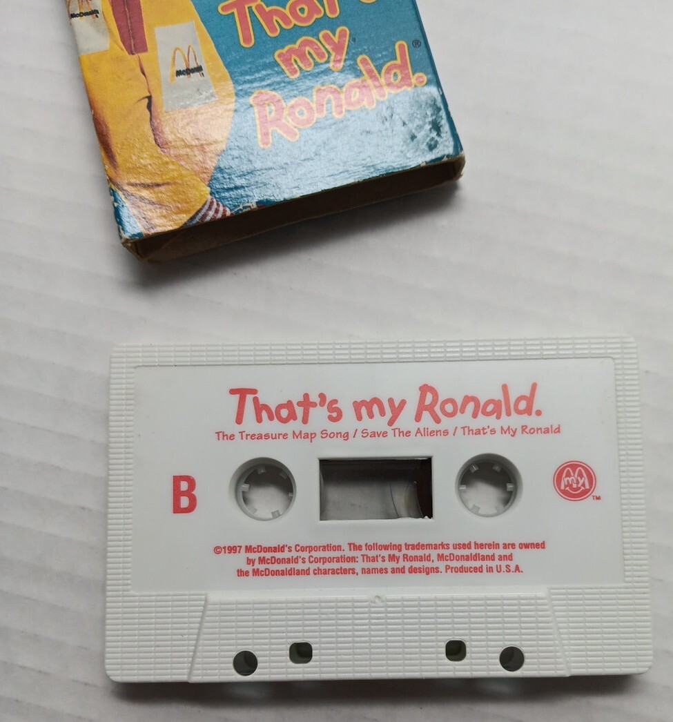 McDonalds Thats My Ronald Cassette Tape 1997 | eBay
