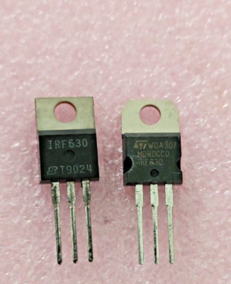 1pcs IRF630 N-channel 200 V, 0.29 Ω typ., 9 A, 82W TO220AB Power MOSFET ...