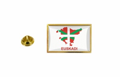 pins pin's flag national badge map hat region spain basque euskadi ...