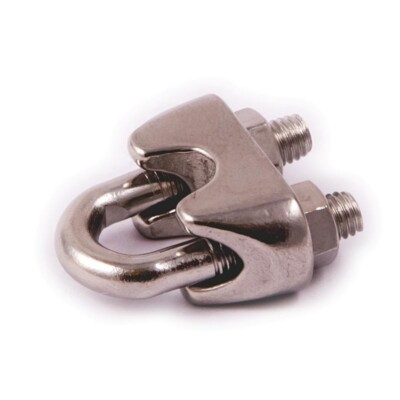 Stainless Steel Wire Rope Bulldog Grips Clamps Cable 2mm 3mm 4mm 5mm ...