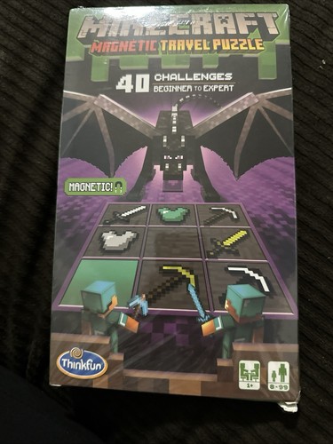 New In Box Minecraft Magnetic Travel Puzzle | eBay