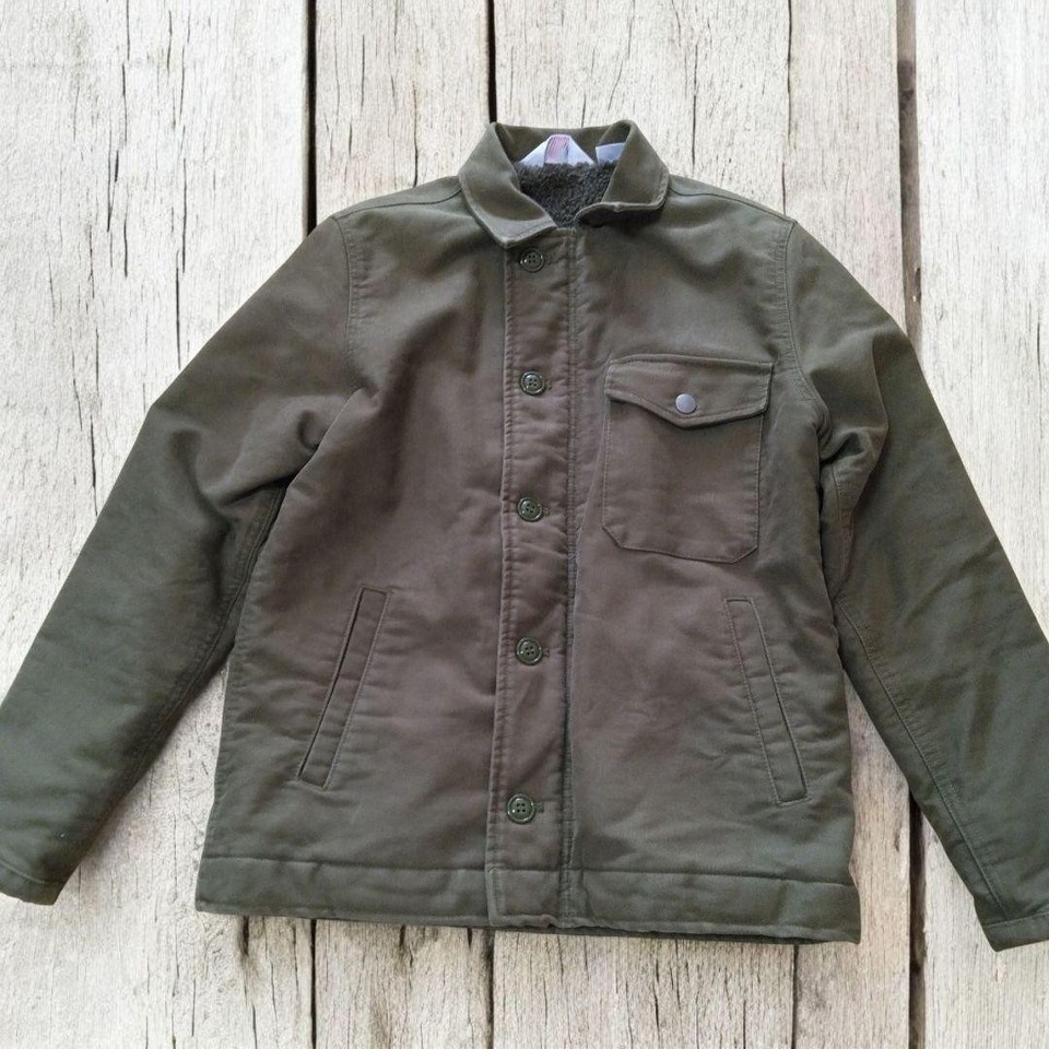 BEN DAVIS A-2 Deck Jacket S Olive Cotton Polyester Vintage Men's ...