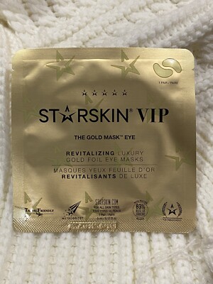 Starskin VIP The Gold Mask Revitalizing Luxury Gold Foil Eye Masks 5ml ...