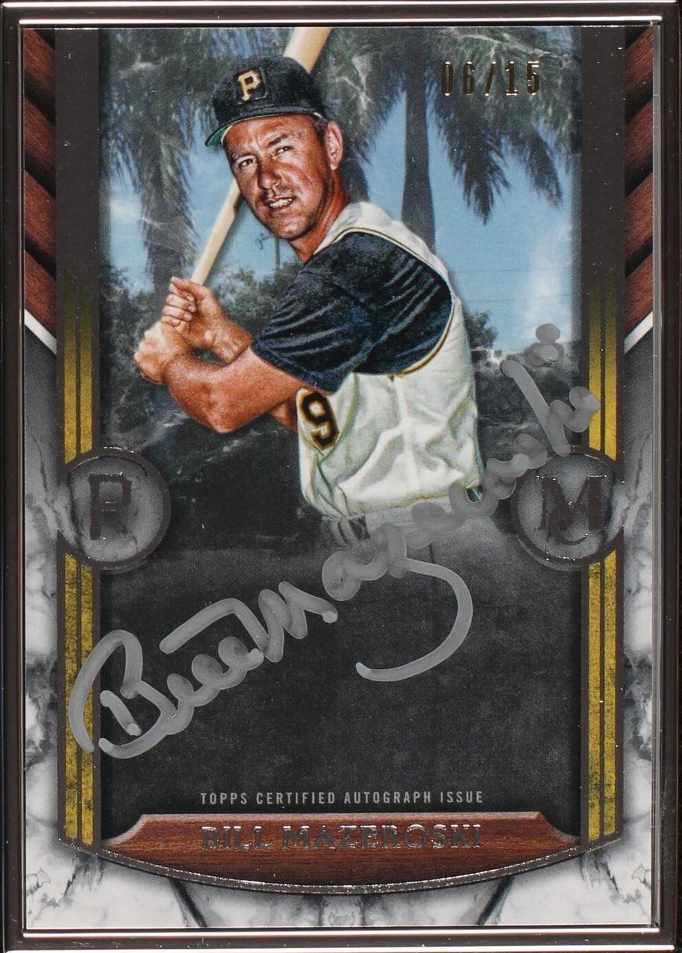 2022 Topps Museum Collection - Museum Framed Autographs Bill Mazeroski ...