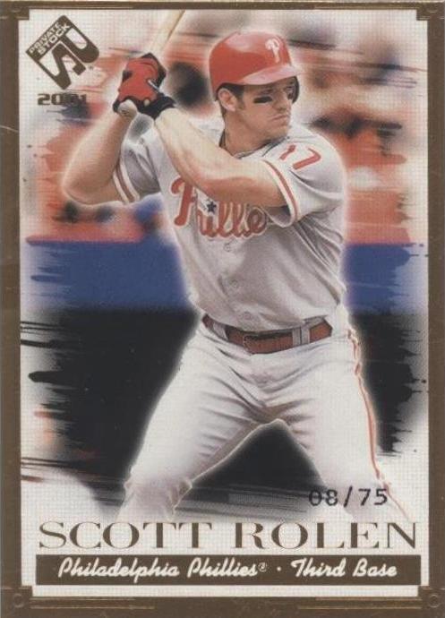 2001 Pacific Private Stock - Scott Rolen #91 Gold Portraits /75 for ...