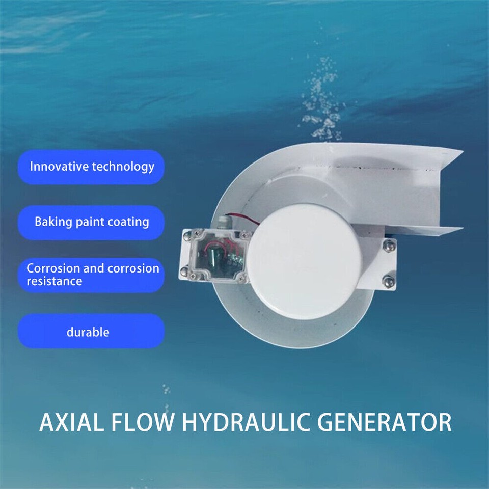 150W Micro Water Flow Turbine Hydroelectric Generator Axial Hydro ...