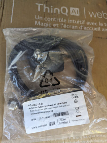 Cisco 4G-AE010-R Antenna Extension Base 10ft 07-1144-01 | eBay