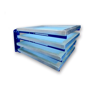 4-Layer Wall Mounting Screen Frame Holder Rack Screen Printing Shelf ...