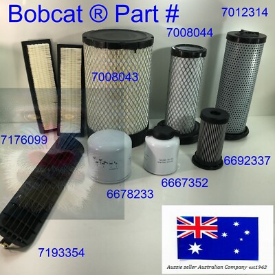 Filter Service Kit Fits Bobcat S630 S650 Cabin Engine Hydraulic Air Oil ...